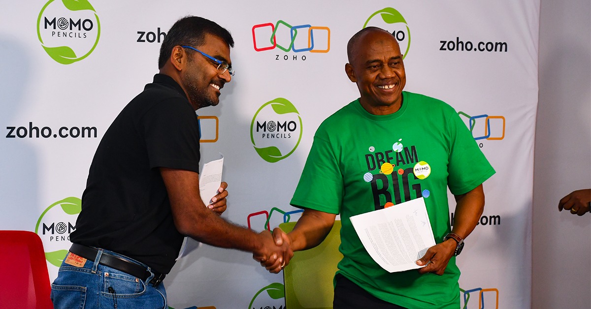 Zoho Onboards MOMO Pencils For Education Support in Kenya