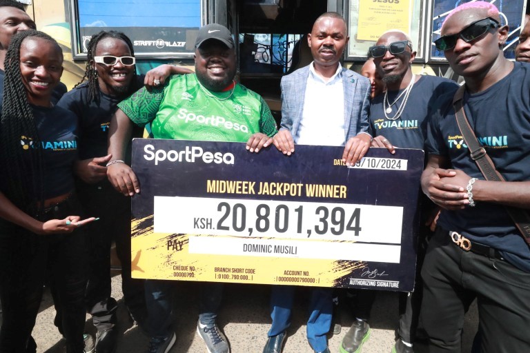 SportPesa celebrates latest Midweek Jackpot winner with Kshs.20.8 ...